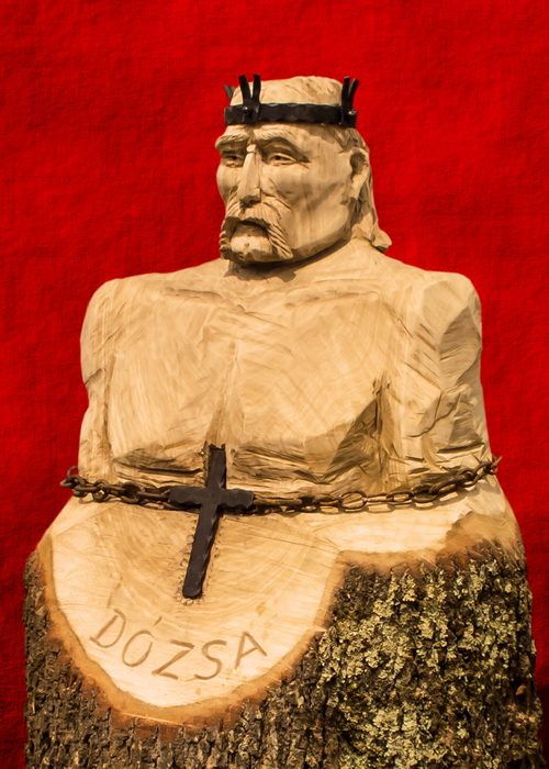 Dózsa György – Kiss István fafaragó